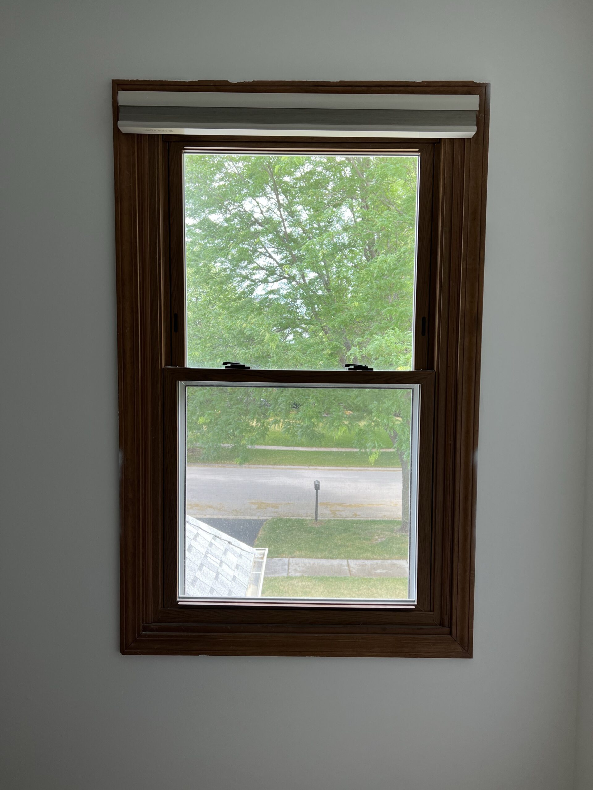 STAINING OUR WOOD WINDOWS BLACK - The LKS Address