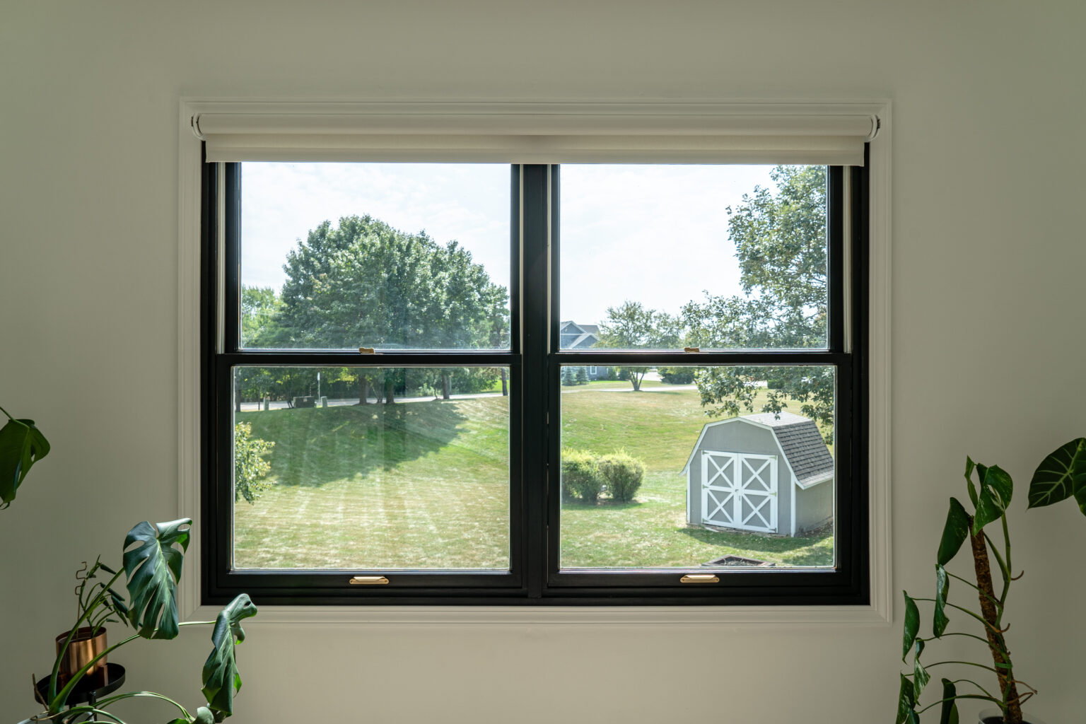 STAINING OUR WOOD WINDOWS BLACK - The LKS Address