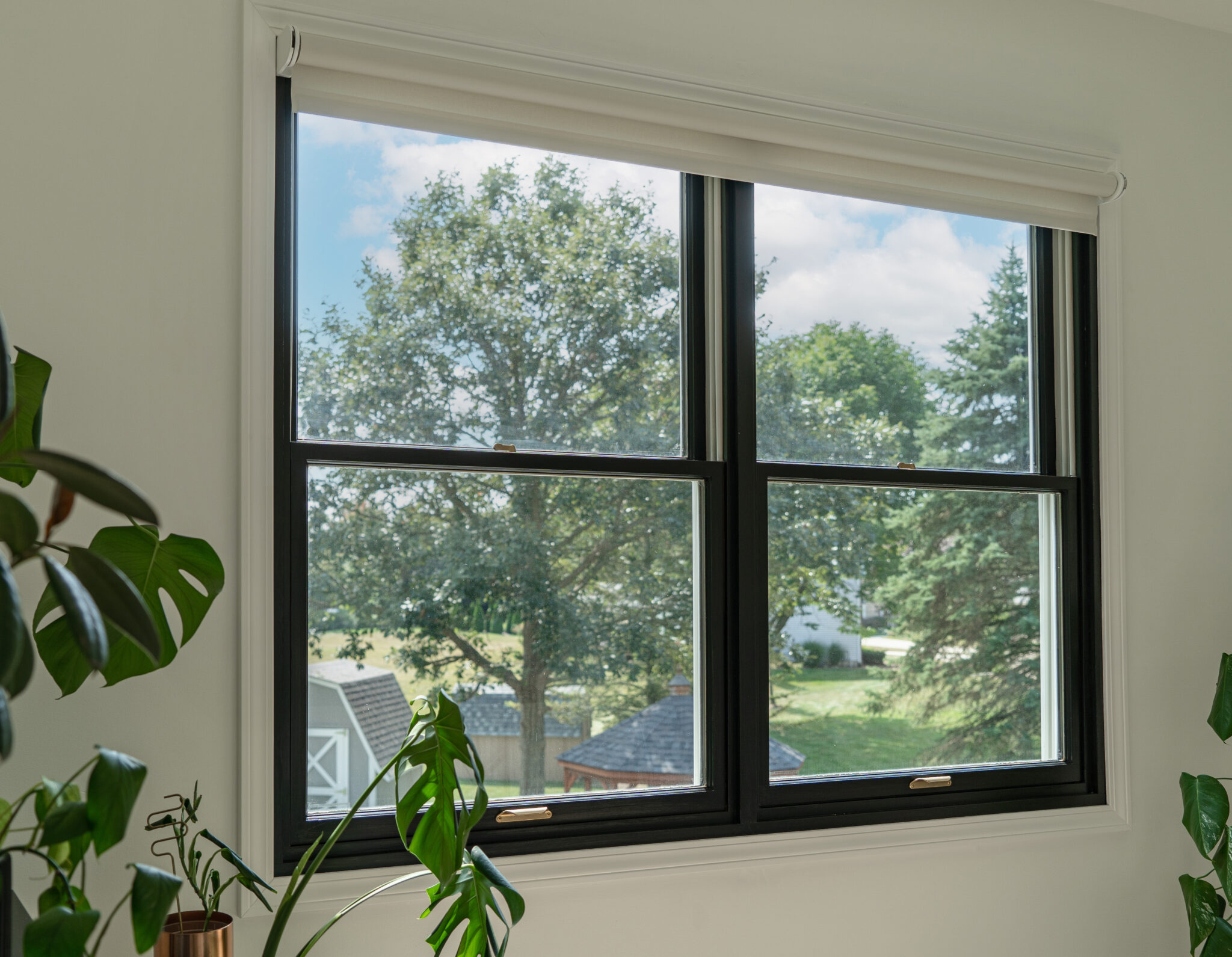 STAINING OUR WOOD WINDOWS BLACK - The LKS Address